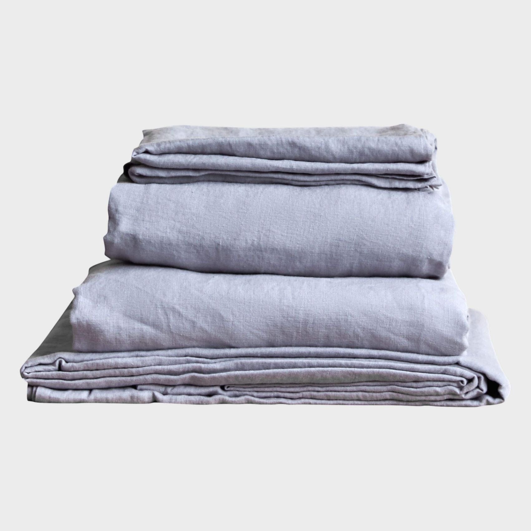 Sand Stonewashed Linen Bedding Set | Purchase A Stonewashed Bed Set in ...